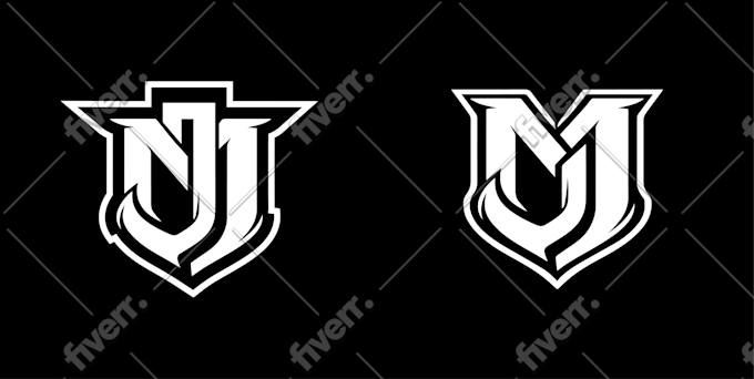 Design a professional gaming esports letter logo for twitch, clan, and ...