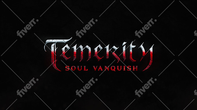 Design custom typography game logo by Artbrahim | Fiverr