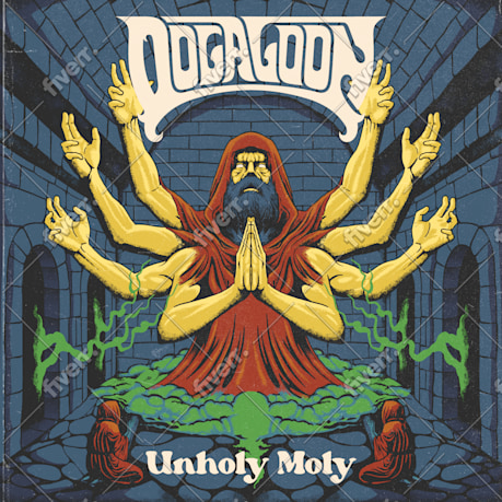 Draw psychedelic, vintage and stoner illustration by Hoppeess | Fiverr