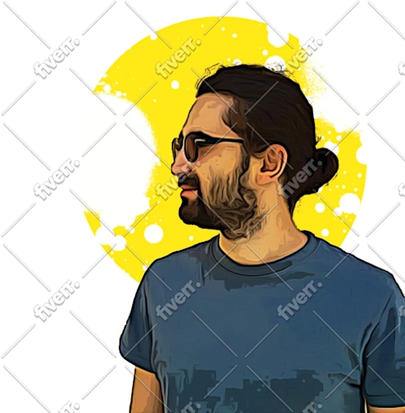 Creating a portrait cartoon from your photo by Ale_design_95 | Fiverr