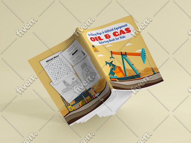 oil and gas coloring book