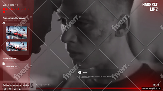 Create loading screen for fivem server by Abdulrehman9669 | Fiverr