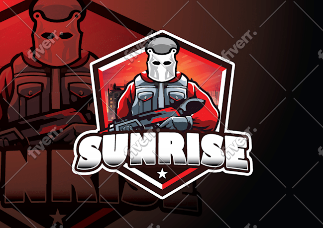 Do unique rust server logo design, discord icon with panels, overlays ...