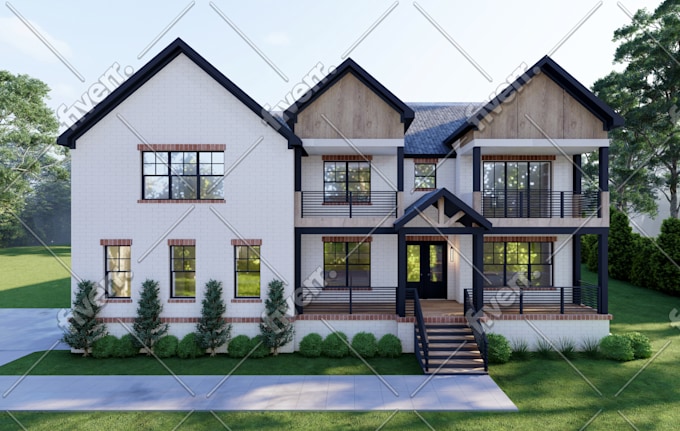 3d modeling home design house exterior architectural 3d rendering ...