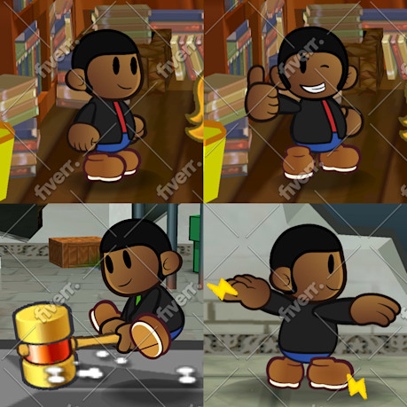Make a paper mario ttyd character and a texture pack for you by ...