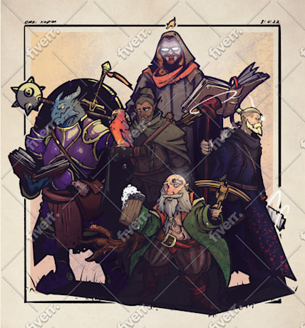 Illustrate your unique character by Omri_kadim | Fiverr