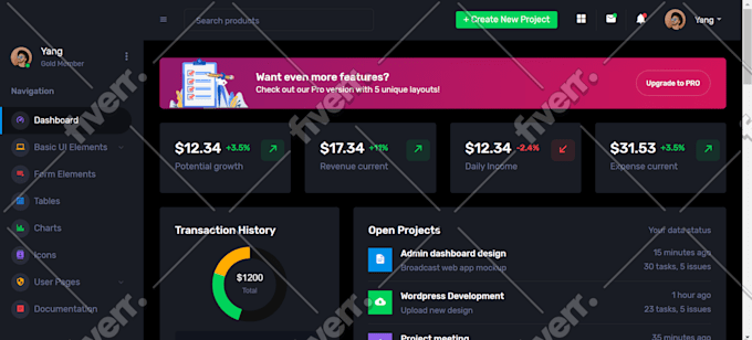 Do custom code website development html css js, mern stack, full stack developer by Code_w ...