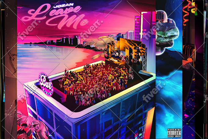 Draw a terrific song cover art with an animated video for it by Heichii ...