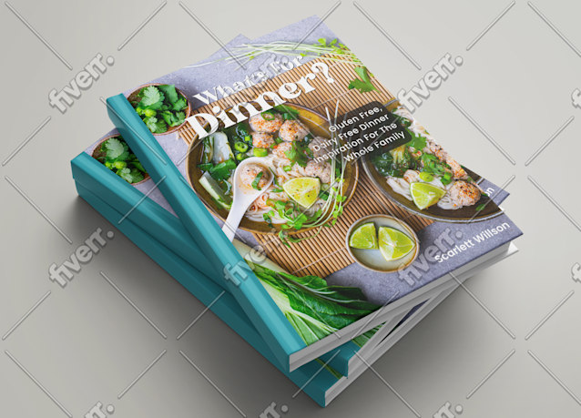 Design an unique cookbook cover and recipe book cover design by ...