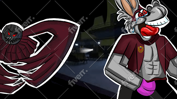 Drow cartoon youtube thumbnails by Neon_roy | Fiverr