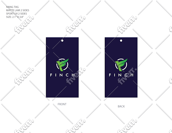 Design hang tag or main label for clothing by Creativemindph | Fiverr