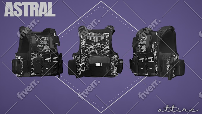 Create custom bullet proof vest for fivem and gta by Whatevenart | Fiverr