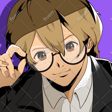 Draw amazing anime style fanart or avatar for your pfp by Artdel_ | Fiverr