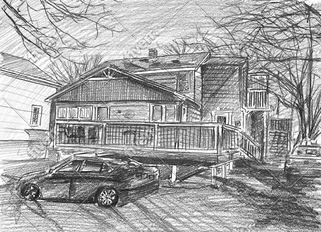 how to draw realistic buildings