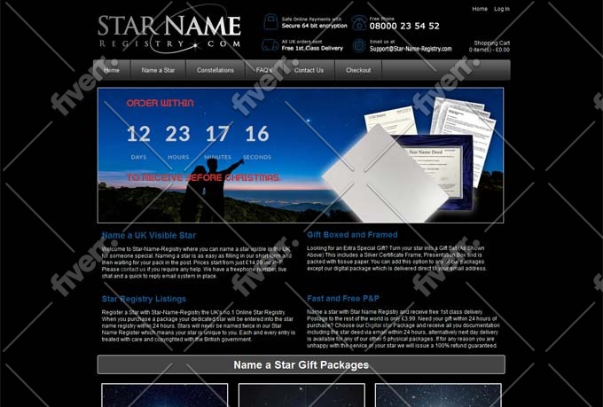 Do a countdown page for your upcoming website by Charithncs | Fiverr