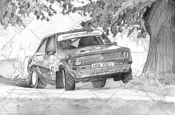 Draw pencil portrait, drawing of building, car, landscape or everything ...