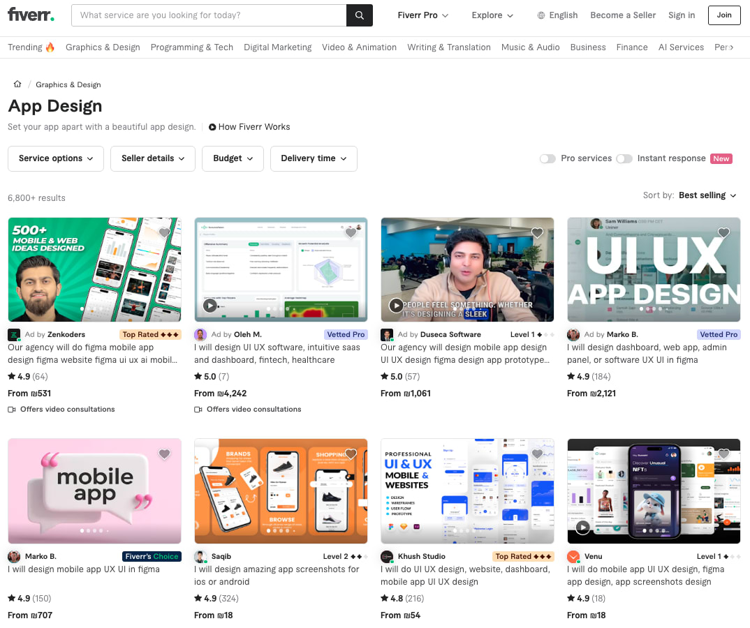 App Design Cost: A Comprehensive Guide | Fiverr
