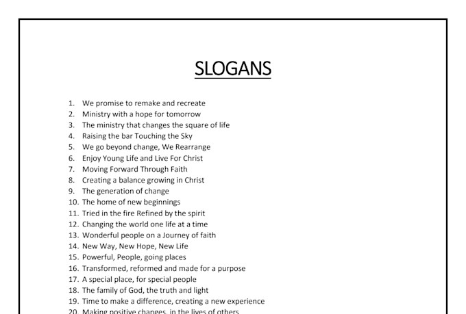 Write a compelling professional slogan or tagline by Omarbent