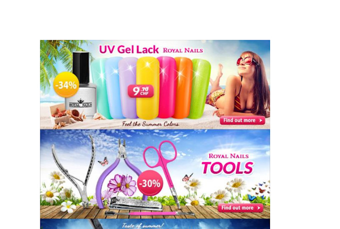 Design purity banner ads for your business by Quality_stuff | Fiverr