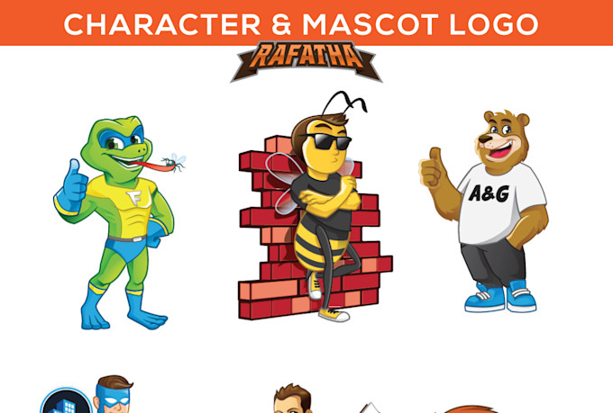 Create cartoon character or mascot logo by Rafatha