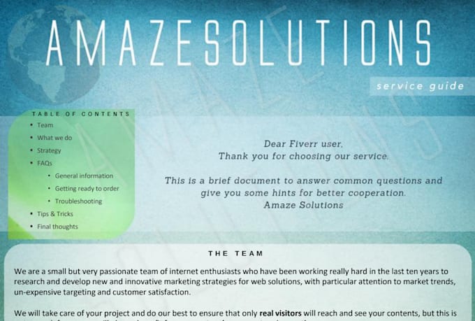 Bring real visitors, targeted web traffic by Amazesolutions