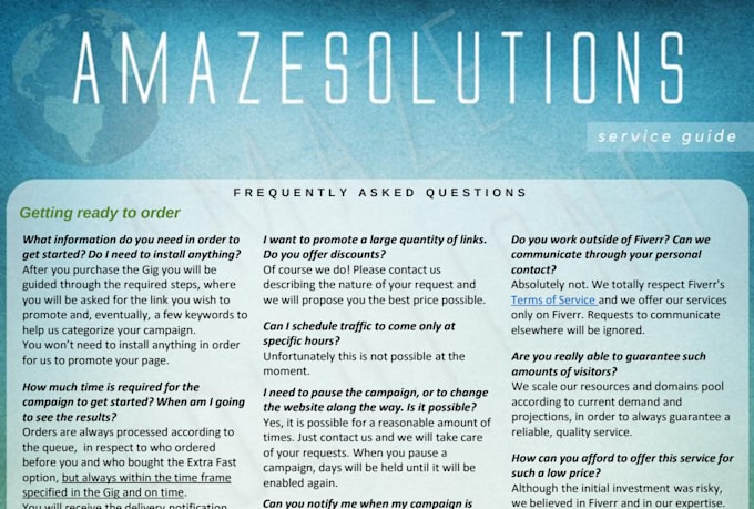 Bring real visitors, targeted web traffic by Amazesolutions