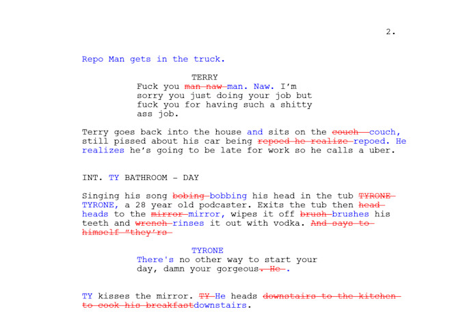 Proofread edit and rewrite your script to industry format by ...