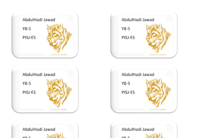 Make amazing labels for school or office by Francis2134 | Fiverr