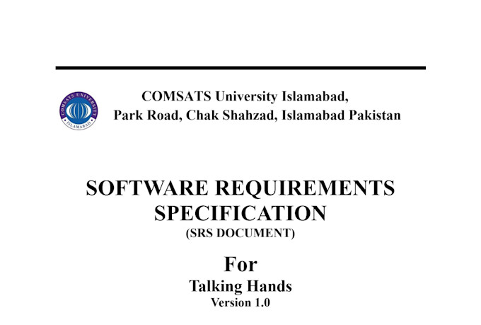Write professional srs and software design document by Shifa_chishti ...