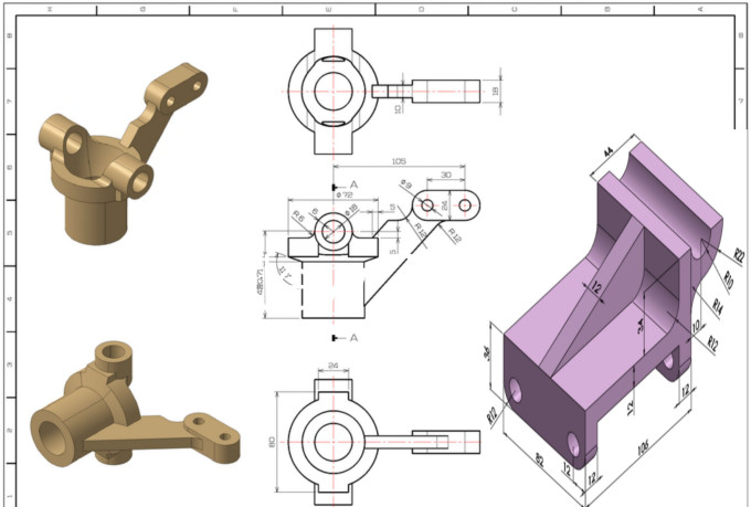 Create 2d drawings and 3d cad models under relief price by ...