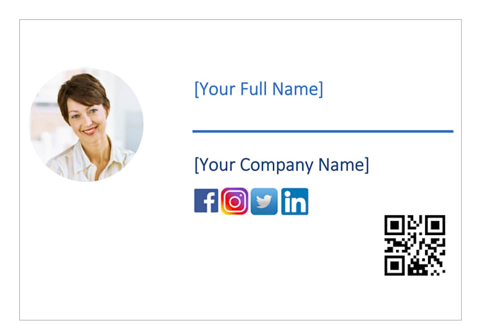 Design your clickable email signature and qr by Crescentzone | Fiverr