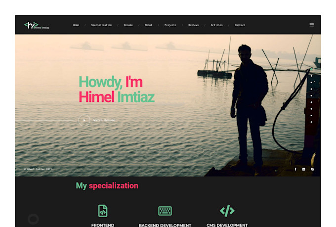 Fix Design Develop And Modify Websites Using Html Css React Js And Laravel By Himeldev Fiverr