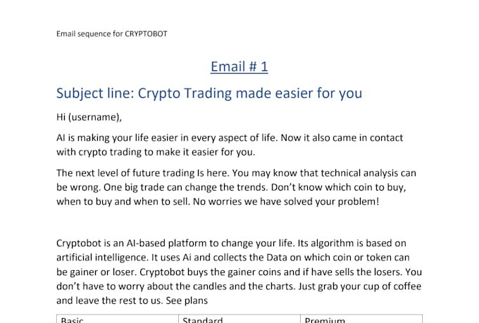 Copywrite sales email copy or email sequence for email marketing ...