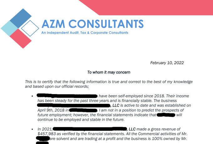 Write cpa verification letter, cpa review, cpa audit by Atta_01 | Fiverr