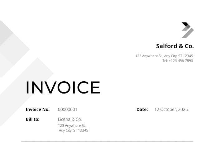 Design invoice, letterhead, quotation, proforma, receipt instant by ...