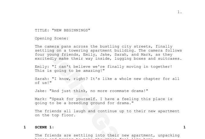 Write you a film script, stage play by Helixog3 | Fiverr