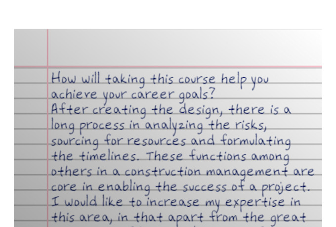 Handwrite your text work to a handwritten note by Mwobobia | Fiverr