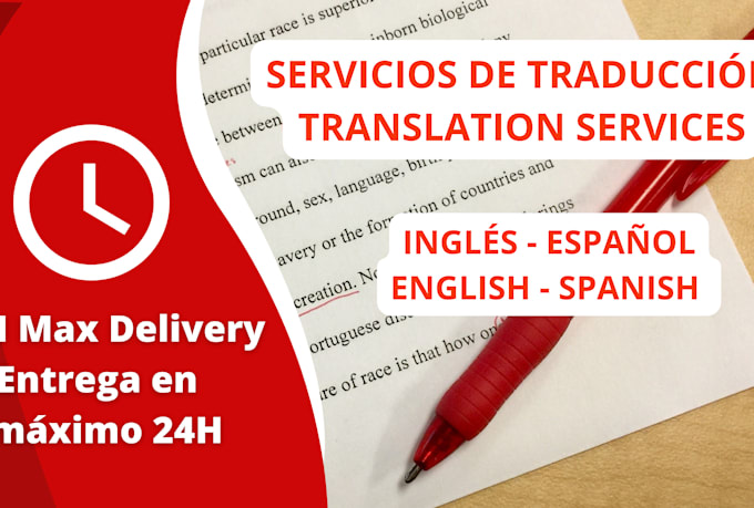 Translate any document from english to spanish and vice versa by ...