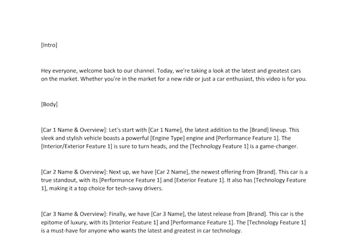 Do video script writing for any content by Jovanr07 | Fiverr