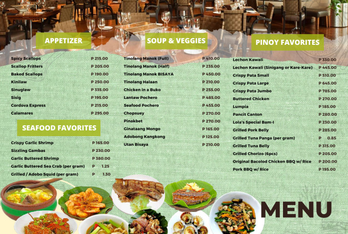 Make a catchy menus by Jayvincent17 | Fiverr