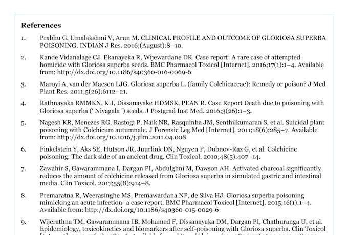 Do references and citations in apa,mla,harvard or any style by Erix1986 ...