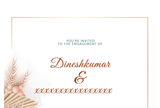 Wedding poster design with invitation card by Dinesh_vg_ | Fiverr