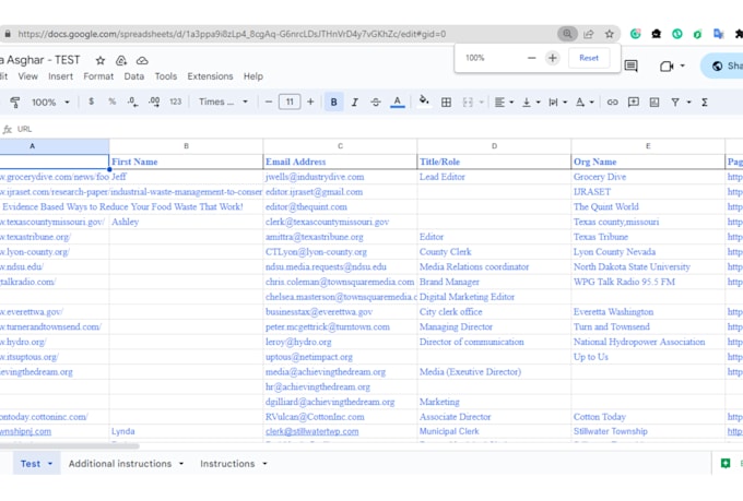 Be your virtual assistant for excel, data scraping, data entry by Ayeshaasghar935 | Fiverr
