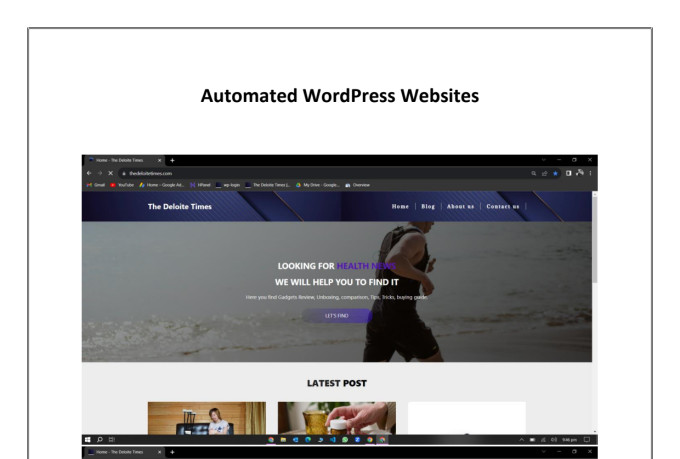 Create an automated wordpress website or news autoblog by Atifchaudhar465 | Fiverr