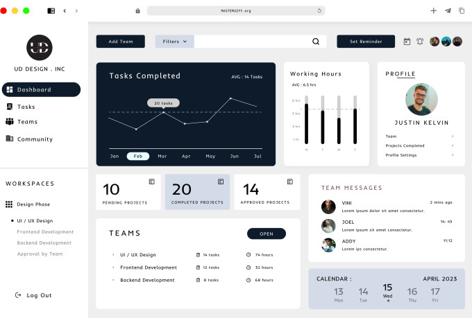 Design website ui ux design, landing page ui, dashboad ui by Masteruzy ...