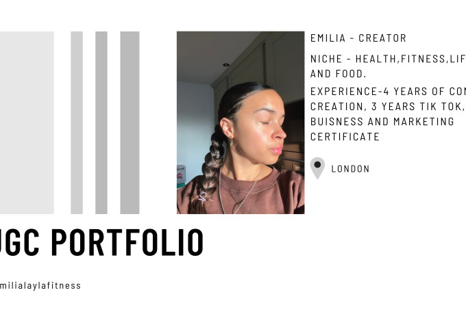 Ugc content creator uk based by Emilialayla43 | Fiverr