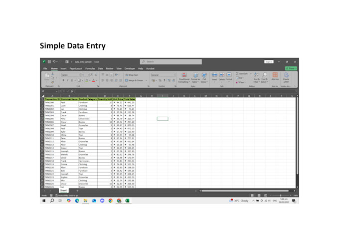 Do data entry and descriptive data analysis for you by Jeff_p_15 | Fiverr