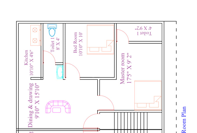 Create a 2d floor plan rcc and steel structure by Iftekhar_990 | Fiverr