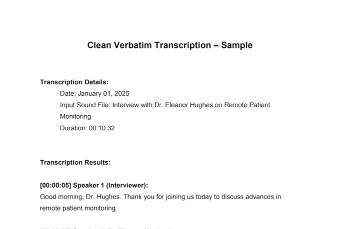 Transcribe audio to text and do video transcription in 12hrs by Fiza ...