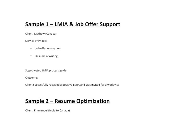 Assist with work permits job offers and lmia support by Cassian_leif ...